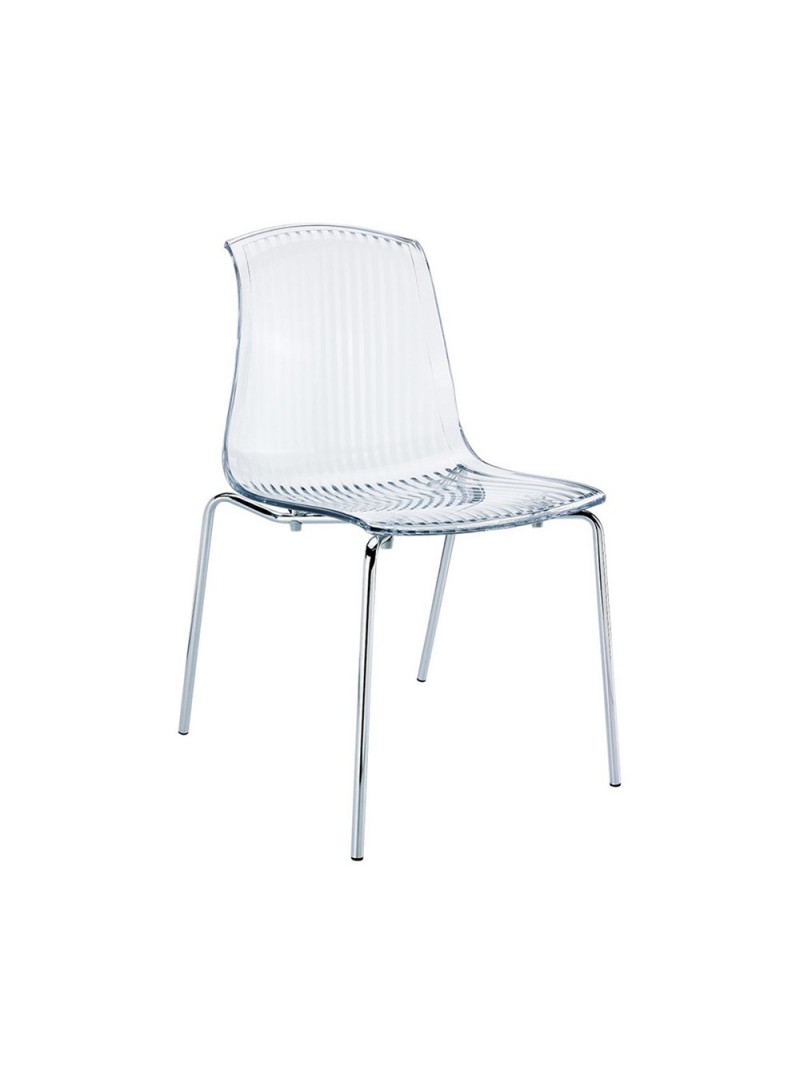 Chaise transparente design, empilable, banquet, réception, PALERME ...