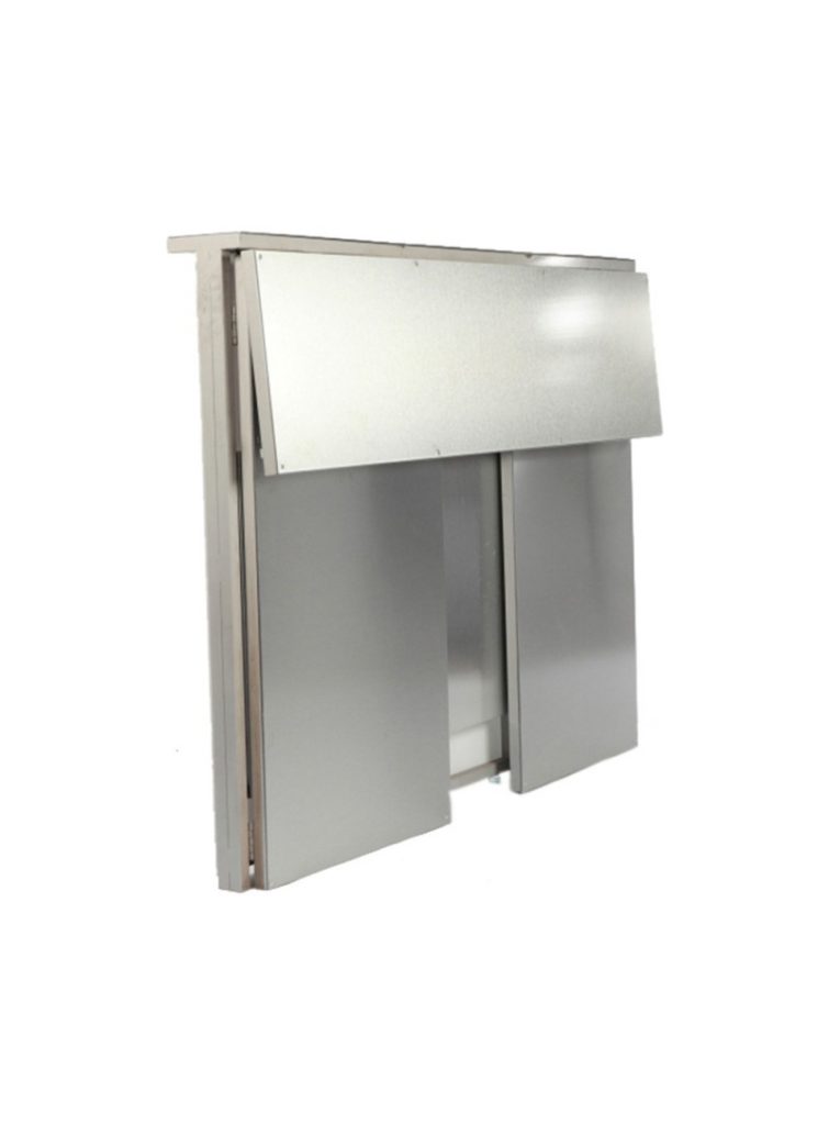 Bar mobile pliant, en aluminium, avec étagère – VIF Furniture