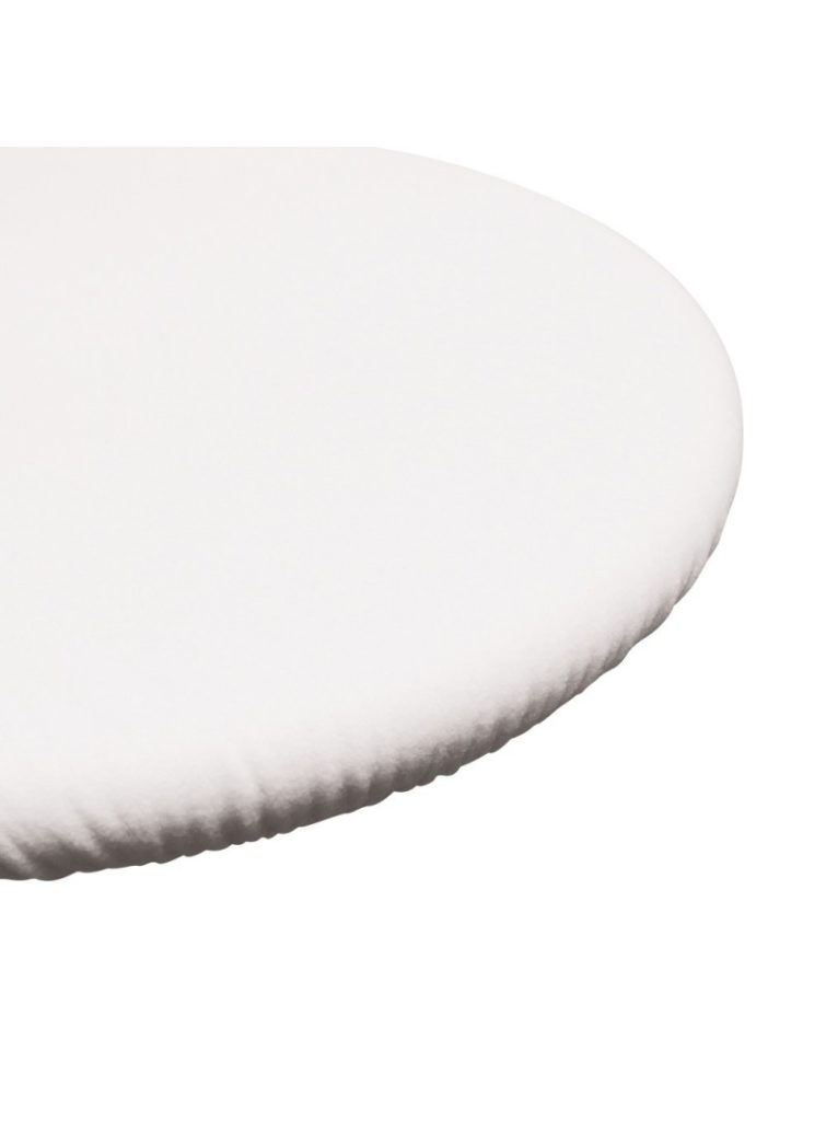 Molleton pour table ronde diamètre 180 cm, 260 g/m2 BLANC – VIF Furniture